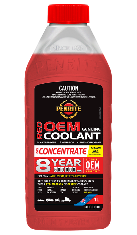 RED OEM COOLANT CONCENTRATE | Penrite Oil